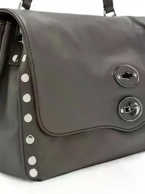 ZANELLATO Small Postina® Leather Stud-embellished Tote Bag