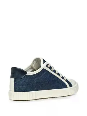 Geox Lace-up Panelled Sneakers