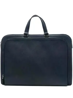 Prada 2013-2026 Saffiano Business Bag - Blue