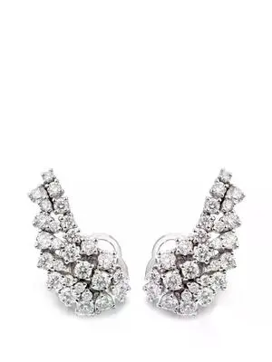 ZYDO Climber Diamond Earrings - Silver