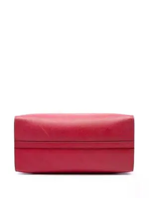 Prada 2010-2026 Medium Saffiano Cuir Monochrome Top Handle Tote Satchel