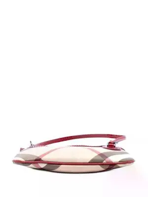 Burberry 2000-2017 Supernova Check Canvas Shoulder Bag
