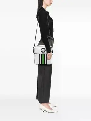 Gucci 2016-2026 Gg Supreme Interlocking G Web Crossbody Bag