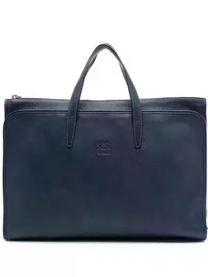 Loewe 2014 Leather Anagram Briefcase Business Bag