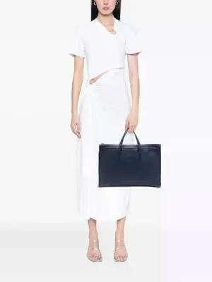 Loewe 2014 Leather Anagram Briefcase Business Bag