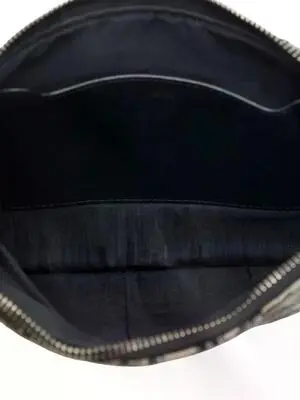 Dior 2021 Oblique Canvas A5 Pouch Clutch Bag
