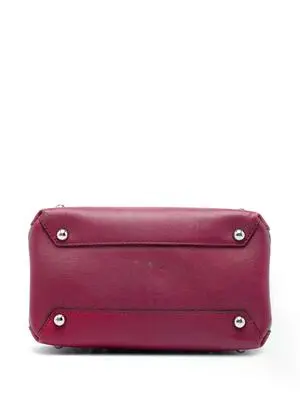 Burberry 2000-2017 Baby Studded Leather And House Check Banner Satchel