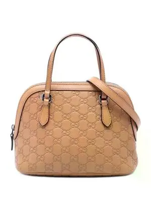 Gucci 2016-2026 Mini Guccissima Dome Satchel - Brown