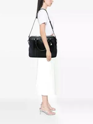 Gucci 2016-2026 Leather Business Bag - Black