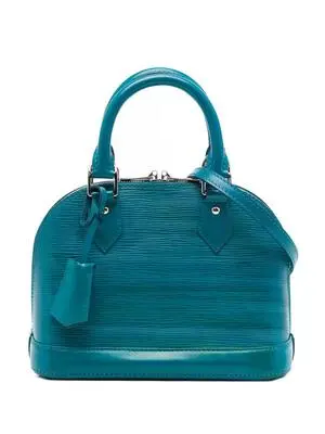 LOUIS VUITTON 2014 Epi Alma Bb Satchel - Blue