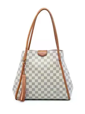 LOUIS VUITTON 2020 Damier Azur Propriano Tote Bag - White