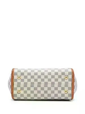 LOUIS VUITTON Damier Azur Propriano Tote Bag - White