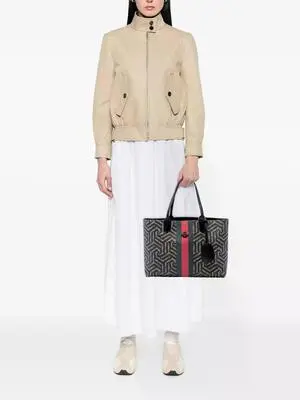 Gucci Gg Supreme Caleido Web Tote Bag