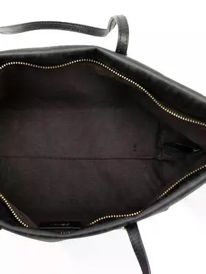 Fendi Zucchino Coated Canvas Tote Bag - Black