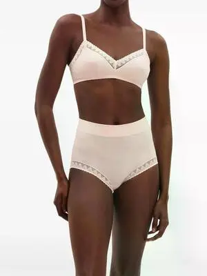 ERES Serenity Lace-trim Triangle Bra - Pink
