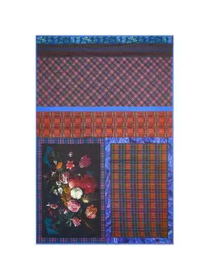 Dries Van Noten Printed Pareo - Blue