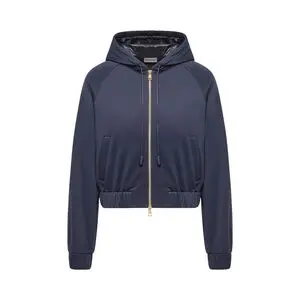 Moncler Zip-up Hooded Cardigan