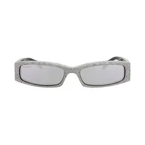 Gucci Square-frame Recycled Acetate Sunglasses /silver - Black