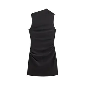 Kith Delphi Draped Sueded Mini Dress