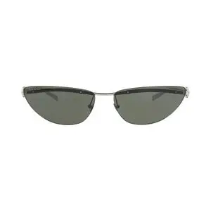 Gucci Cat Eye-frame Metal Sunglasses - Silver