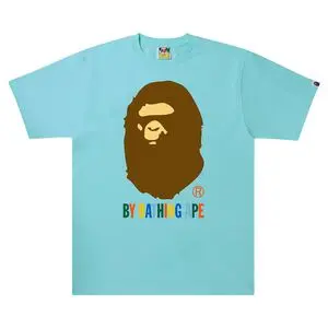 A BATHING APE Colors Bathing Ape Tee 'sax - Blue