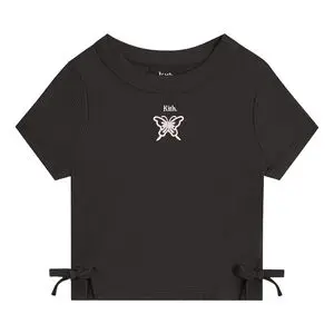 Kith Mulberry Ruched Rib Tee - Black