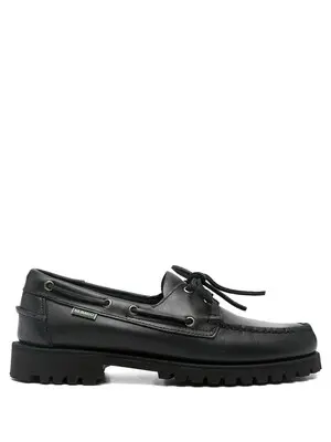 SEBAGO Ranger Waxy Leather Loafers - Black
