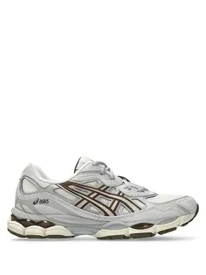 Asics Gel-nyc Mesh And Suede Sneakers - Grey