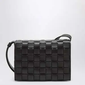Bottega Veneta Orto Messenger Bag In Woven Calf Leather - Brown