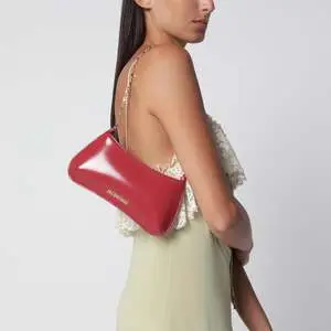 Jacquemus Le Bisou Chaine Patent Leather Bag - Red