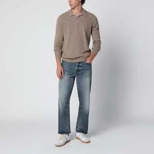 DRUMOHR Wool Mélange Polo Sweater