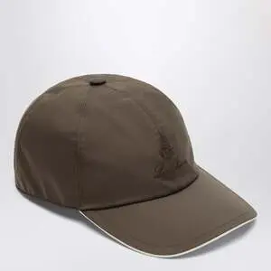 Loro Piana Baseball Cap Sequoia Ivory In Polyamide - Brown