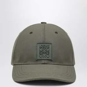 Loewe Khaki Hat With Anagram Logo - Green