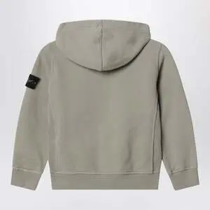Stone Island Moss Cotton Zip-up Sweatshirt