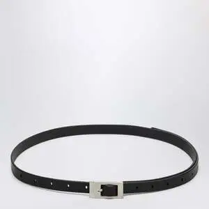 Rick Owens Mini Stooges Leather Belt - Black