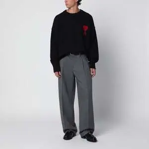 AMI Paris Virgin Wool De Coeur Sweater
