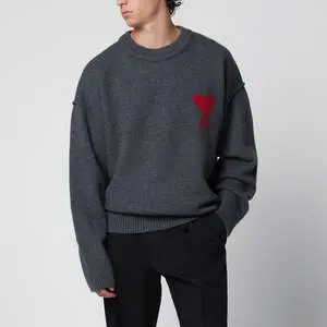 AMI Paris Virgin Wool De Coeur Sweater