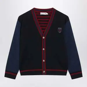 Bonpoint Wool Cardigan With Appliqu