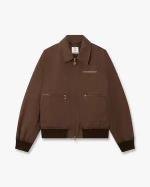 Casablanca Monogram Cotton Blouson Shirt Jacket