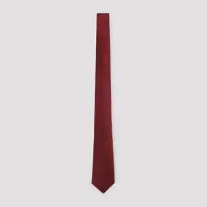 Giorgio Armani Silk Necktie - Red