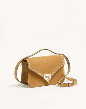 Valentino Garavani Rockstud Mini Shoulder Handbag - Havanabeig