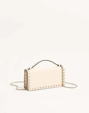 Valentino Garavani Rockstud Wallet Wrist Strap - Lightivory