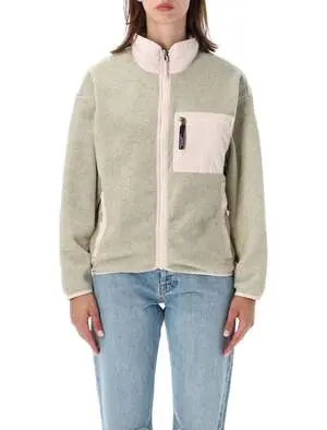 Patagonia Fleece Zip Jacket - Grey Pink