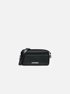 Jacquemus Leather Crossbody Bag - Black