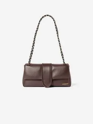 Jacquemus Mini Chain-handle Shoulder Bag - Mnghtbrown