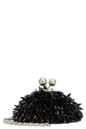 Max Mara Pasticcino Mini Handbag With Pom-pom Details And Shoulder Strap