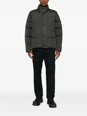 Stone Island Nylon Short Down Jacket - Grey