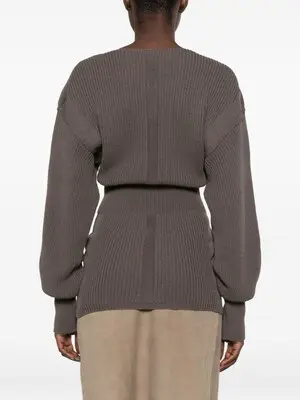 Rick Owens Wool V-neck Sweater