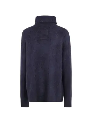 UMA WANG Ribbed Knit Pullover With Distressed Hem