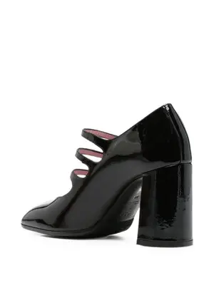 CAREL Keel Patent Leather Pumps - Black